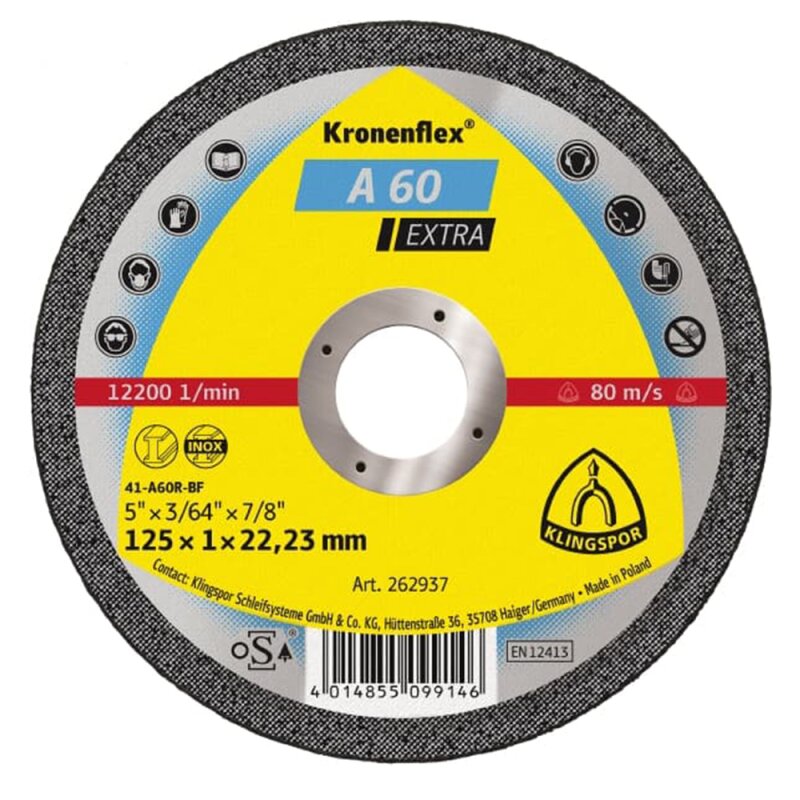 50 St. Trennscheibe Stahl/Edelstahl 125 x 1,0 mm