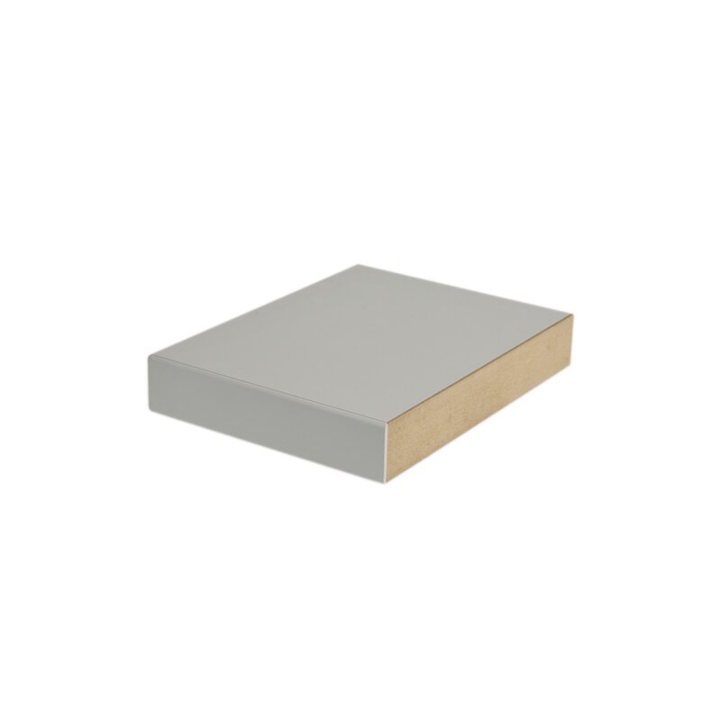 Arbeitsplatte workraster Tiefe 854, Eck-Platte abgeschrägt, MDF-Platt